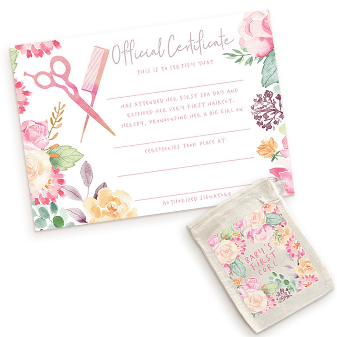 Baby's First Haircut Keepsake - Baby First Curl Keepsake Pouch and ...