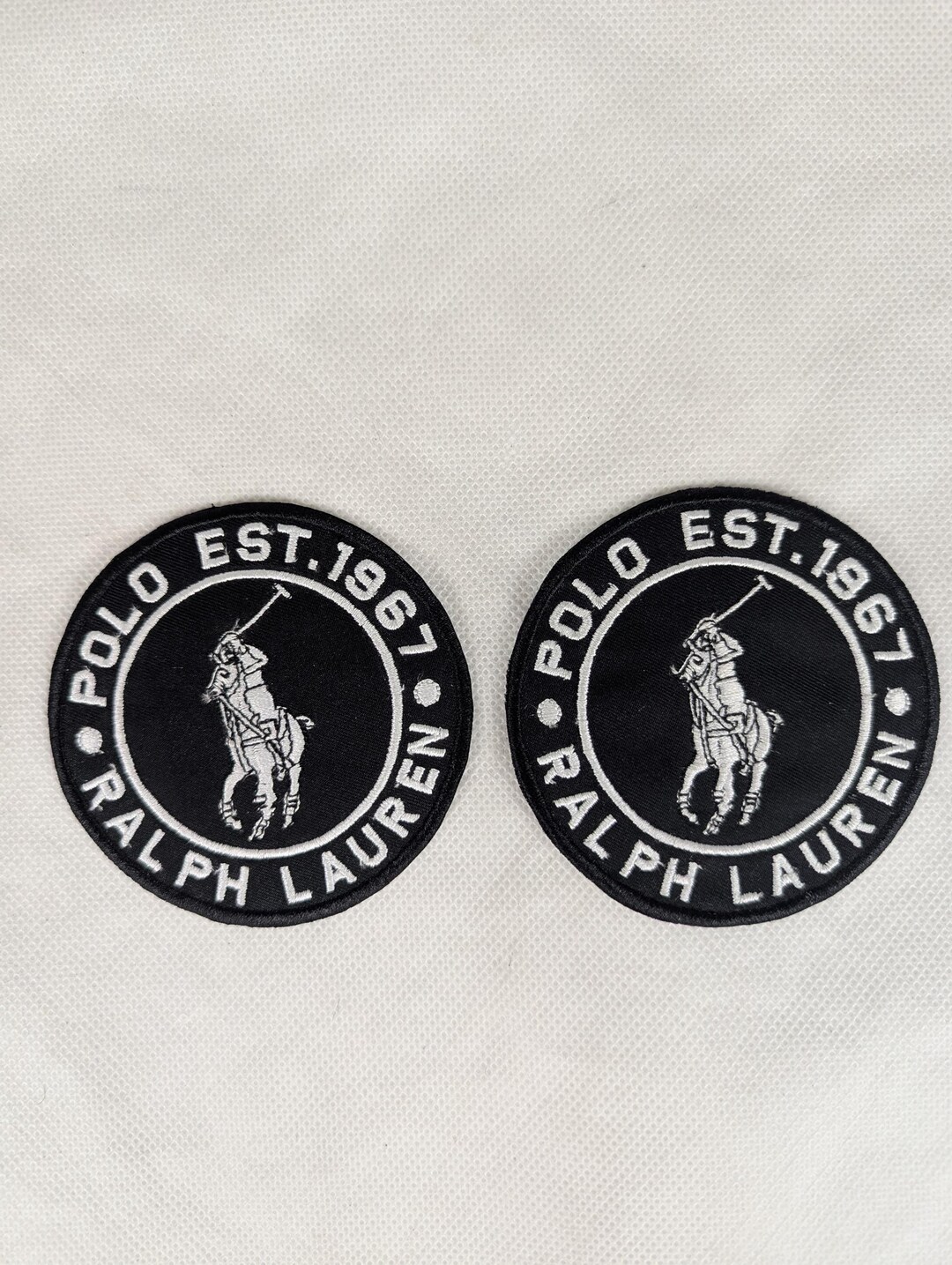 2 Psc Poolo Raalph Laurren Patch Iron on Sew on Embroidered Premium 3.4 ...