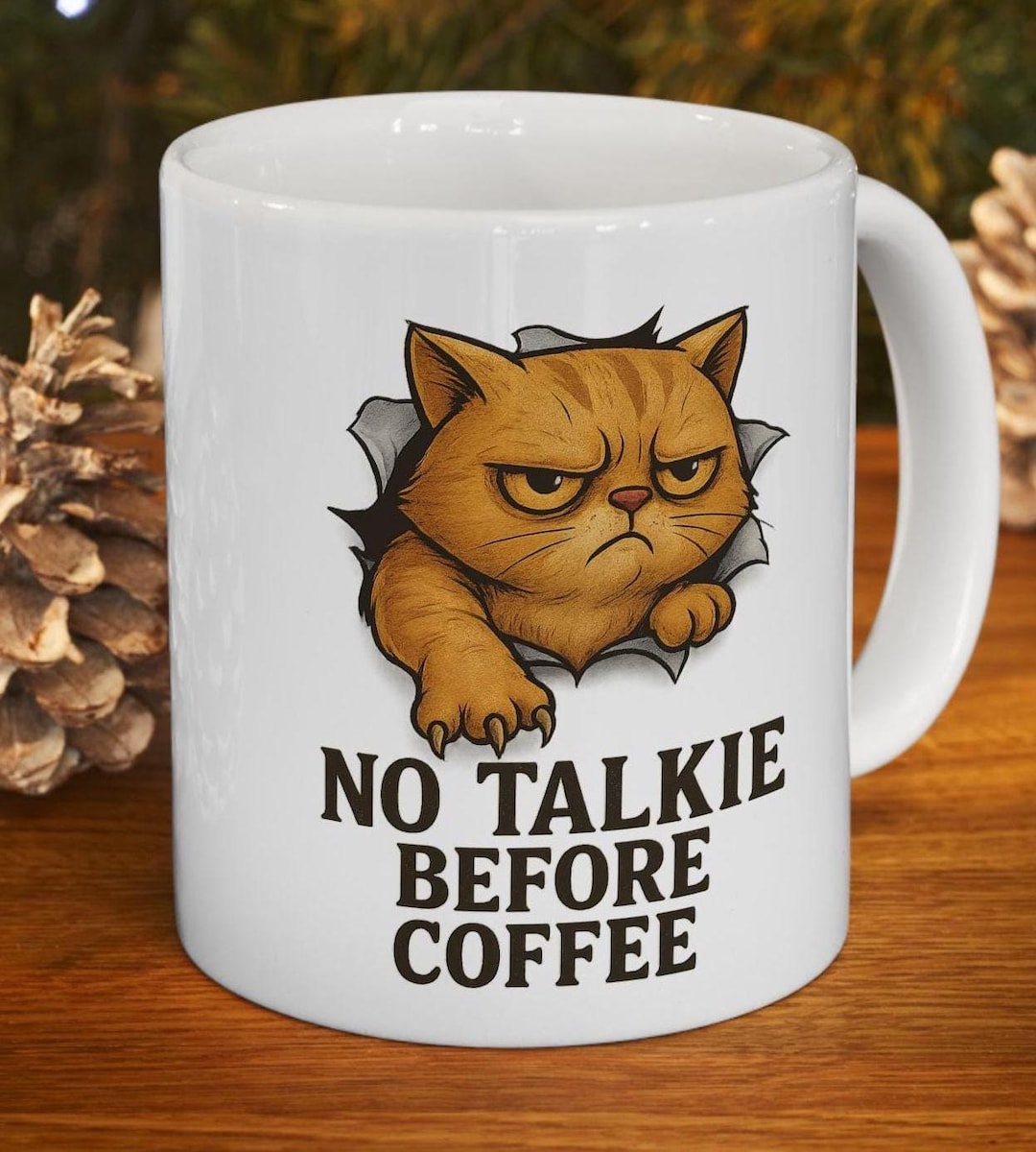Funny Cat Mug: 3D Cat Breaking Through Cup, Coffee Lover Gift - Etsy