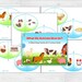 Farm Animal Matching Game: Montessori Educational Activity for ...