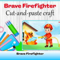 Community Helpers Handprint Craft Printable, Mail Carrier Handprint ...