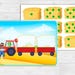 Cheerful Tractor Math Game: Number Composition, Counting, Preschool ...