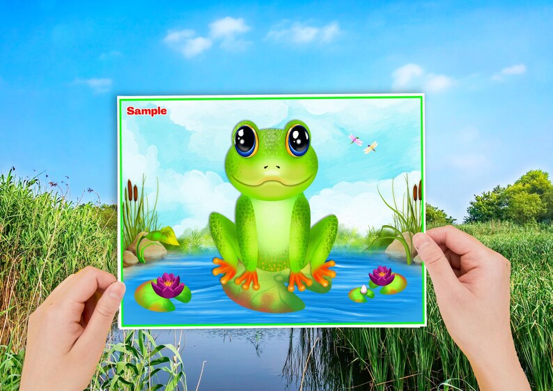 Frog Cut and Paste Craft | Printable PDF | A4 A5 | Fine Motor Skills ...