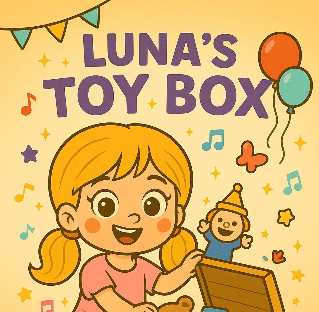 Luna’s Toy Box Coloring Book – 14+1 Page Printable Activity for Kids ...