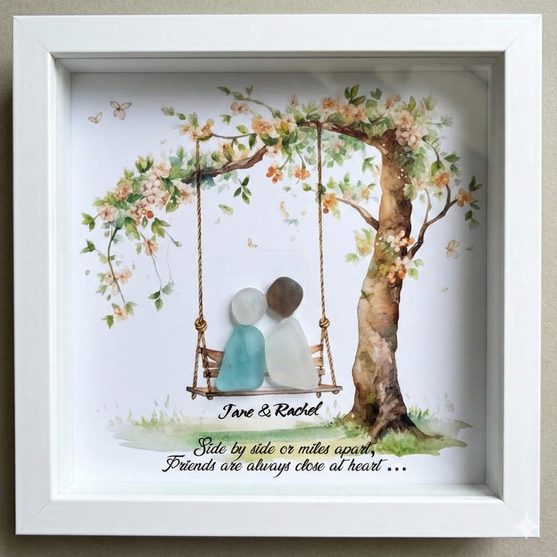 Pebble Picture With Names - Etsy