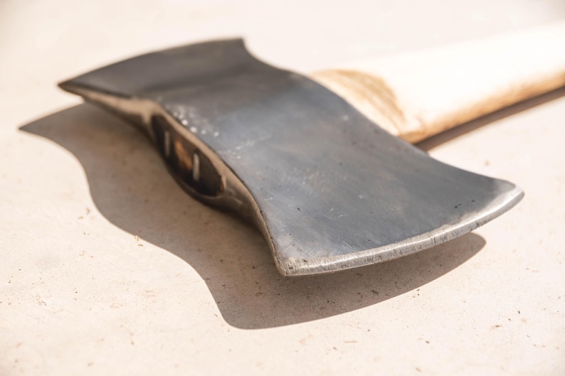Custom Double Bit Axe | Hand-finished Hickory Handle | Heritage-style ...