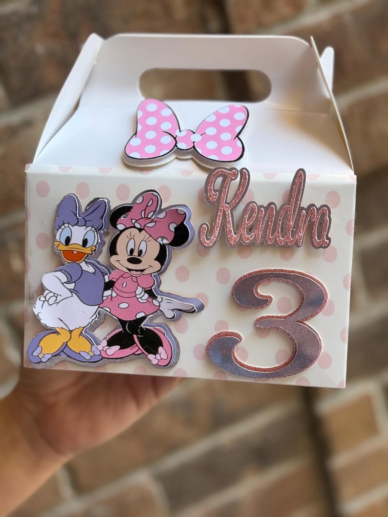 Minnie Mouse Candy Box - Etsy
