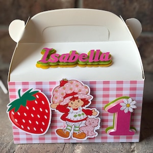 Strawberry Shortcake Candy Box - Etsy
