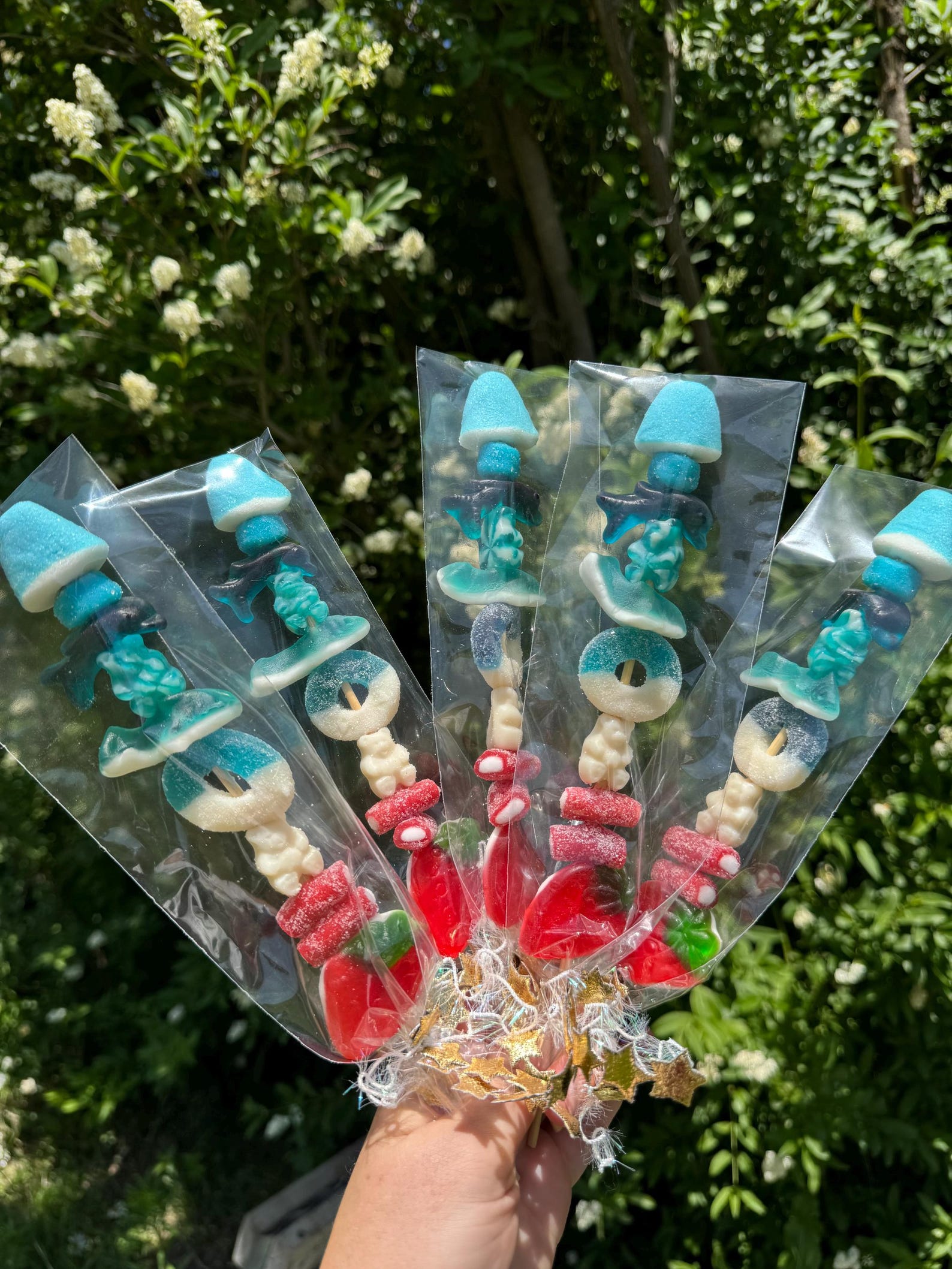 5+ Custom Candy Kabobs Birthday Party Favors Party Decor Birthday Treat ...