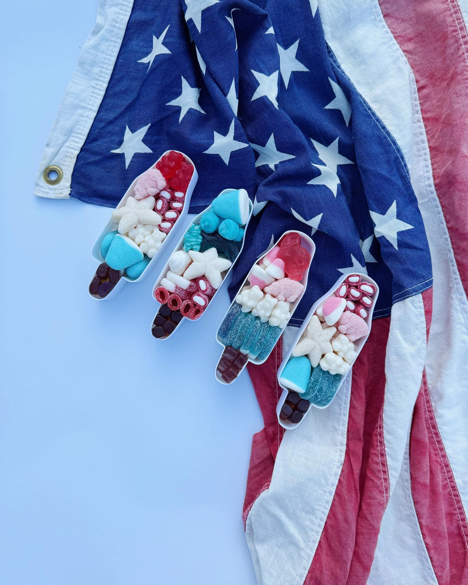Rocket Pop Candy Tray: 4th of July American Theme, 3D Printed - Etsy