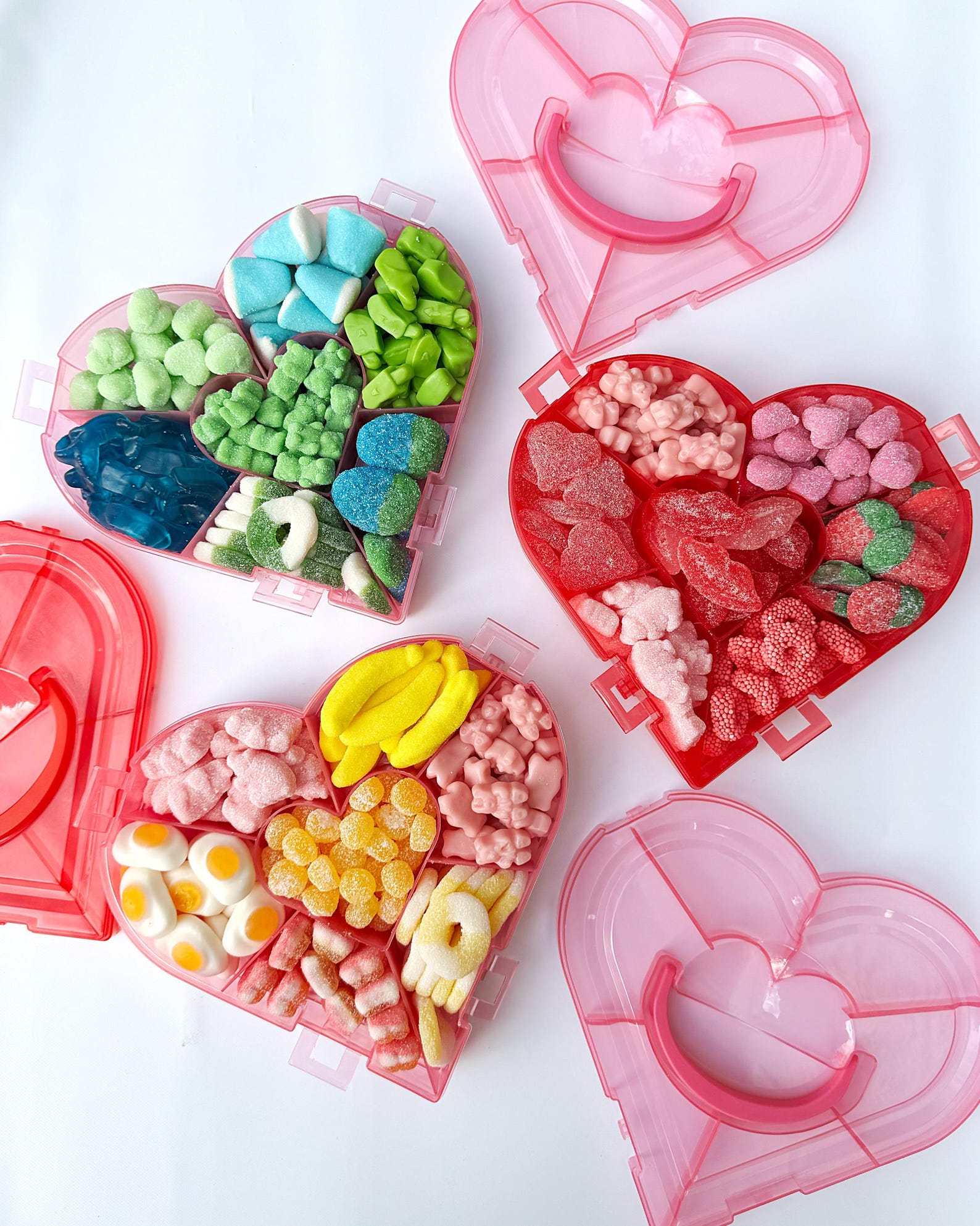 Heart Snackle Boxes Filled With Gummy Candy Make a Sweet and Fun ...