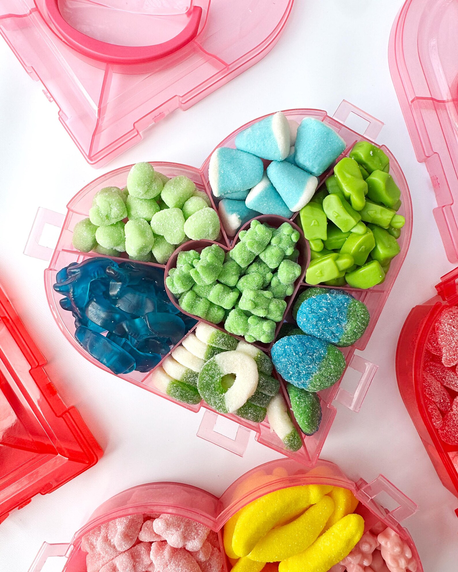 Heart Snackle Boxes Filled With Gummy Candy Make a Sweet and Fun ...