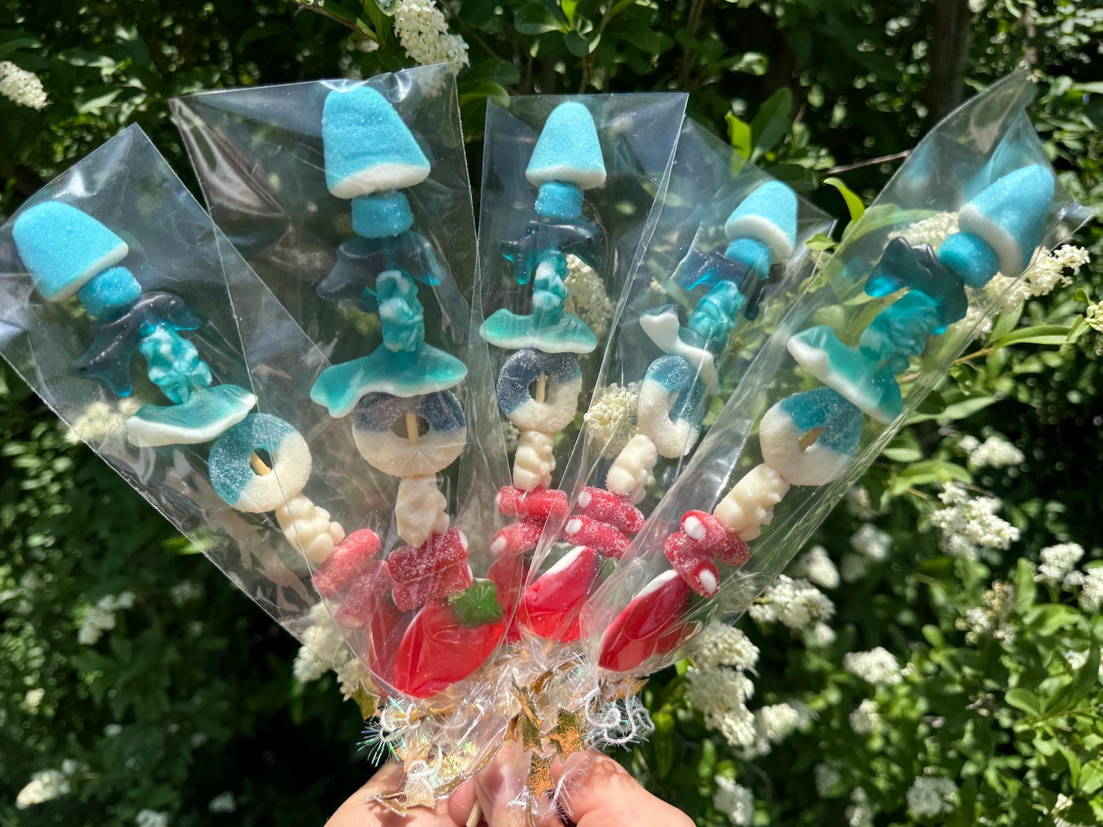 5+ Custom Candy Kabobs Birthday Party Favors Party Decor Birthday Treat ...