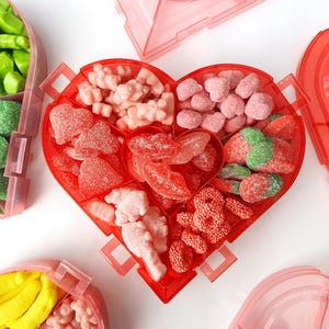 Heart Snackle Boxes Filled With Gummy Candy Make a Sweet and Fun ...