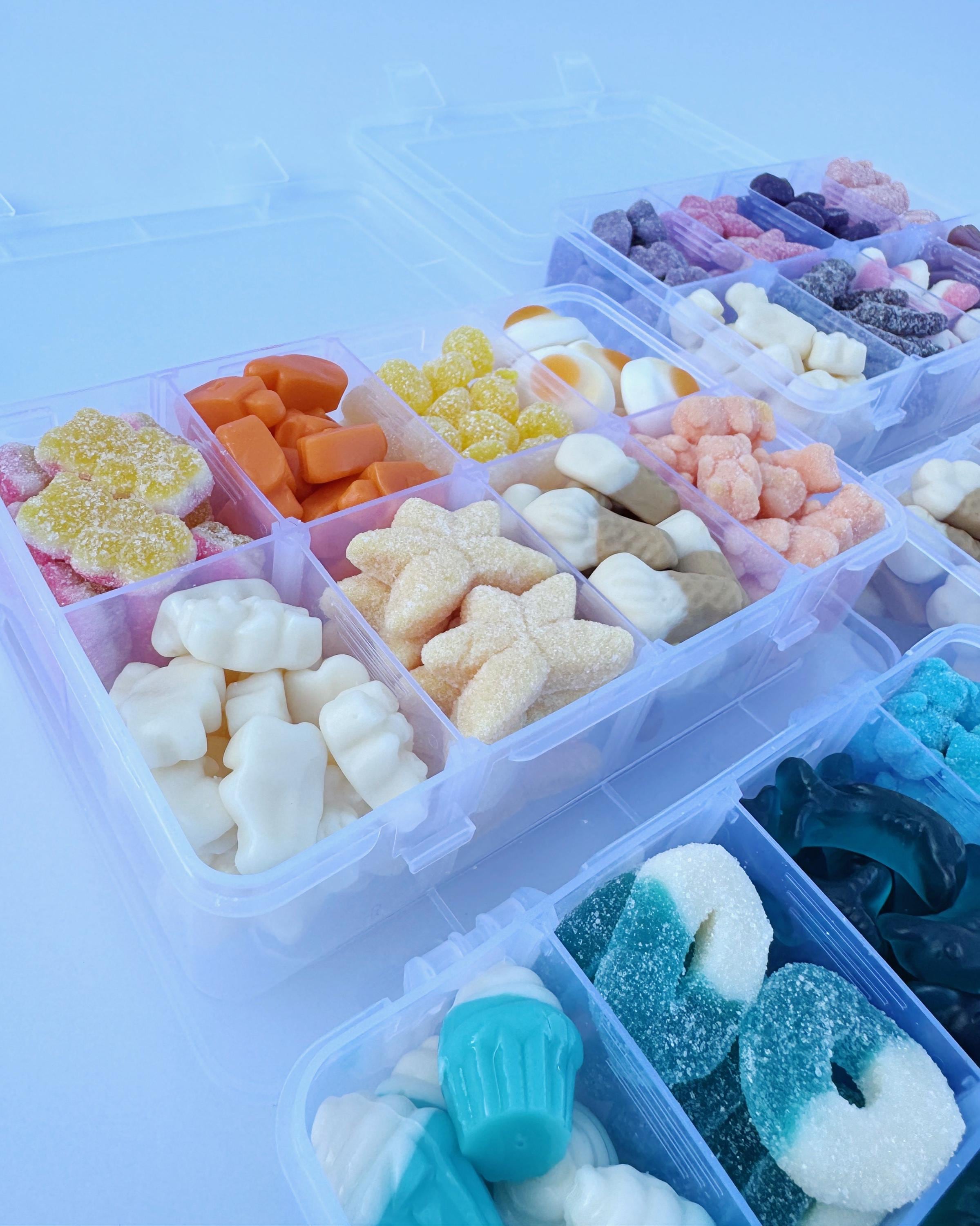 Candy Snackle Box- Custom Candy Colors Available-- Snack Box - Etsy