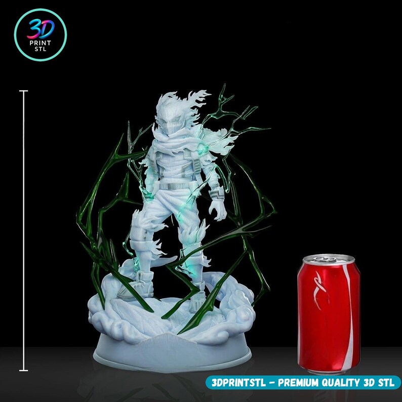 Dark Deku STL 3D Print File | My Hero Academia 3D Printable Figurine ...