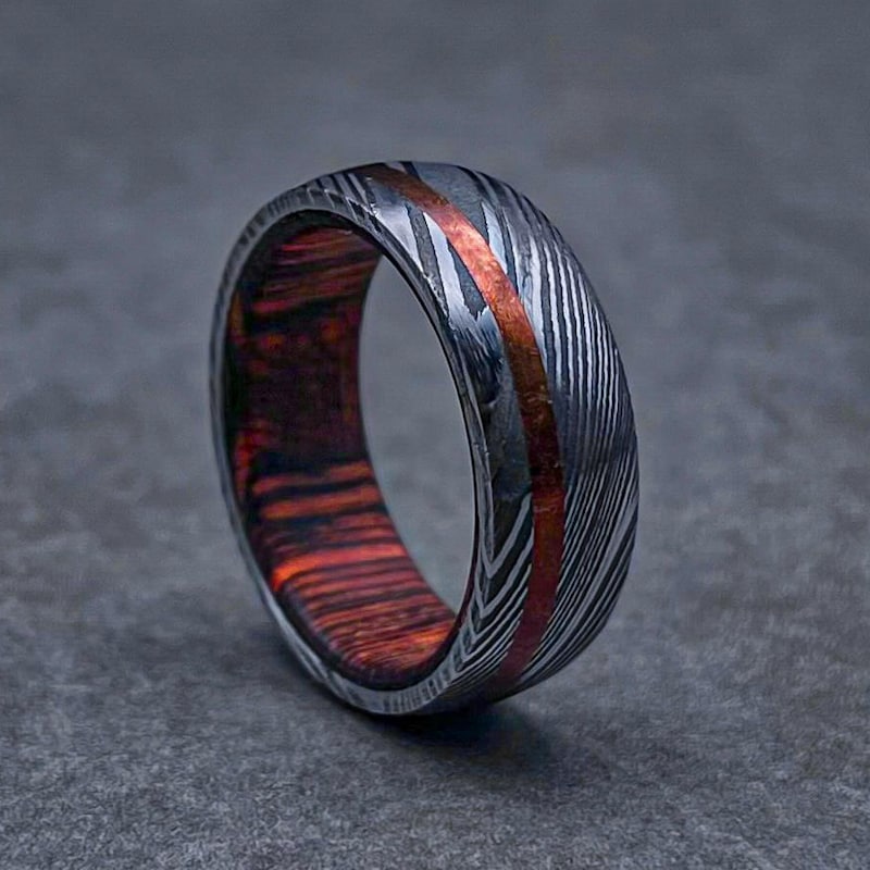 Mens Rough Copper Ring - Etsy