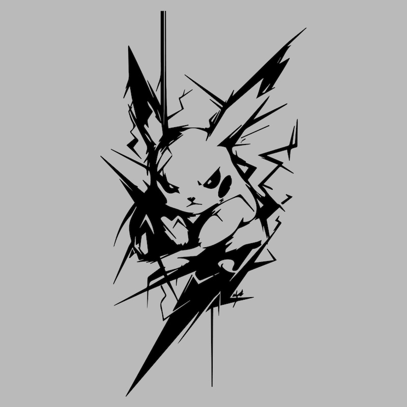 Pikachu Svg for Car - Etsy UK