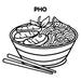 Digital Pho Food Colouring Pages - Vietnamese Digital Download Pages ...