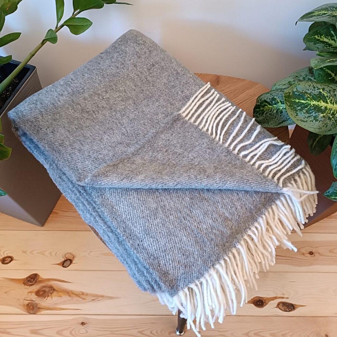 New Zealand Wool Blanket 14.8 Oz/yd2 (500 G/m2) – Grey - Etsy