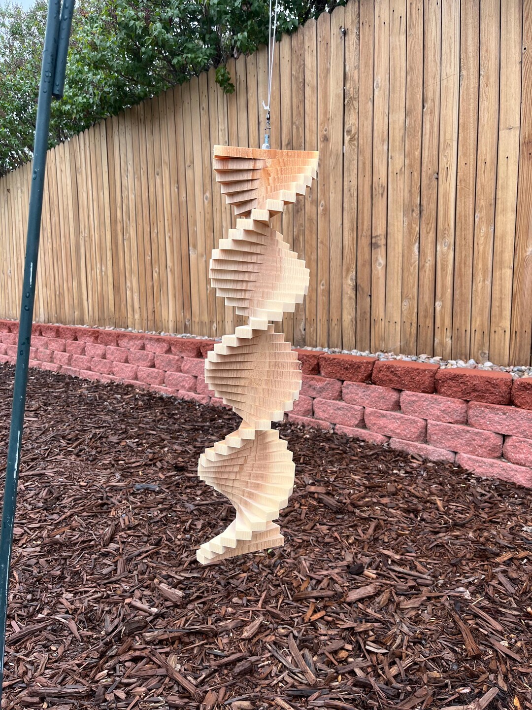 Outdoor Wood Wind Spinner - Etsy