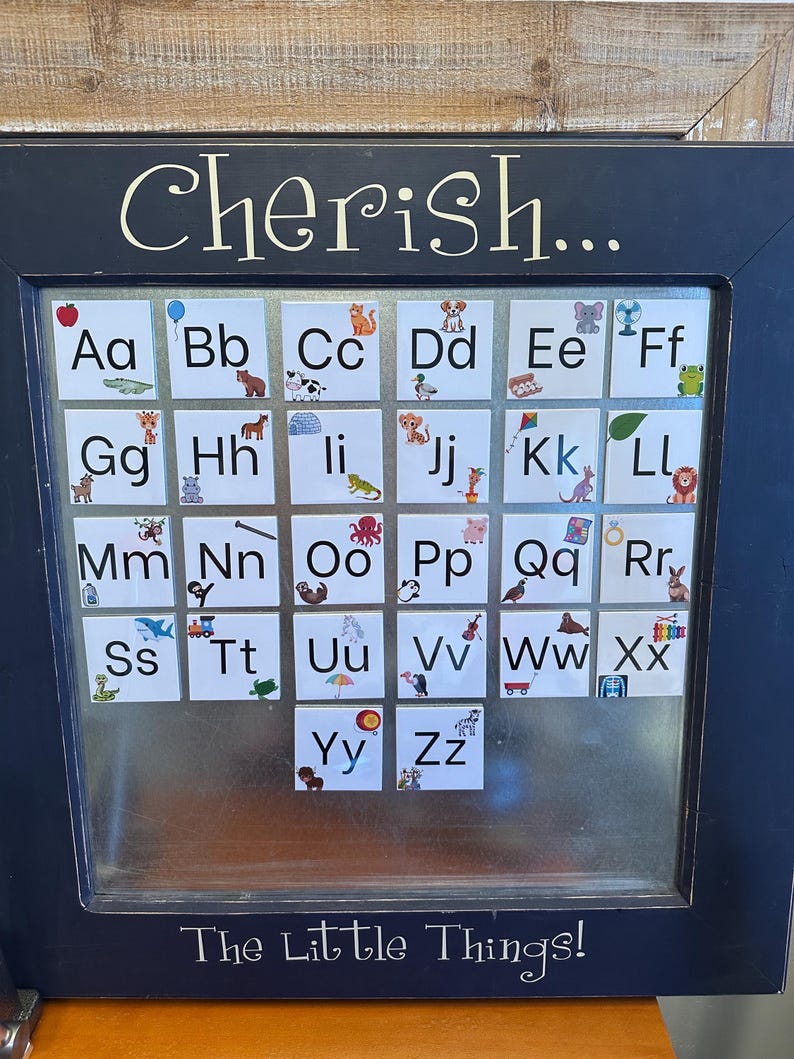 Alphabet Magnets 2.5”x2.5”, ABC, Letter Learning, Classroom Supplies - Etsy