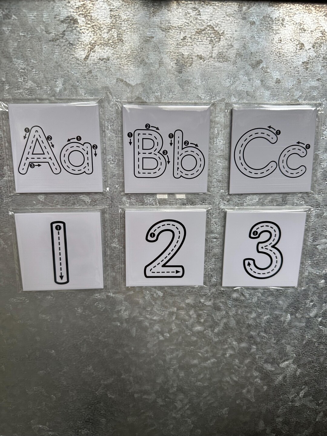 Dry Erase Writing Practice Magnets, Bundle Abc’s & Numbers, Tracing, 2. ...