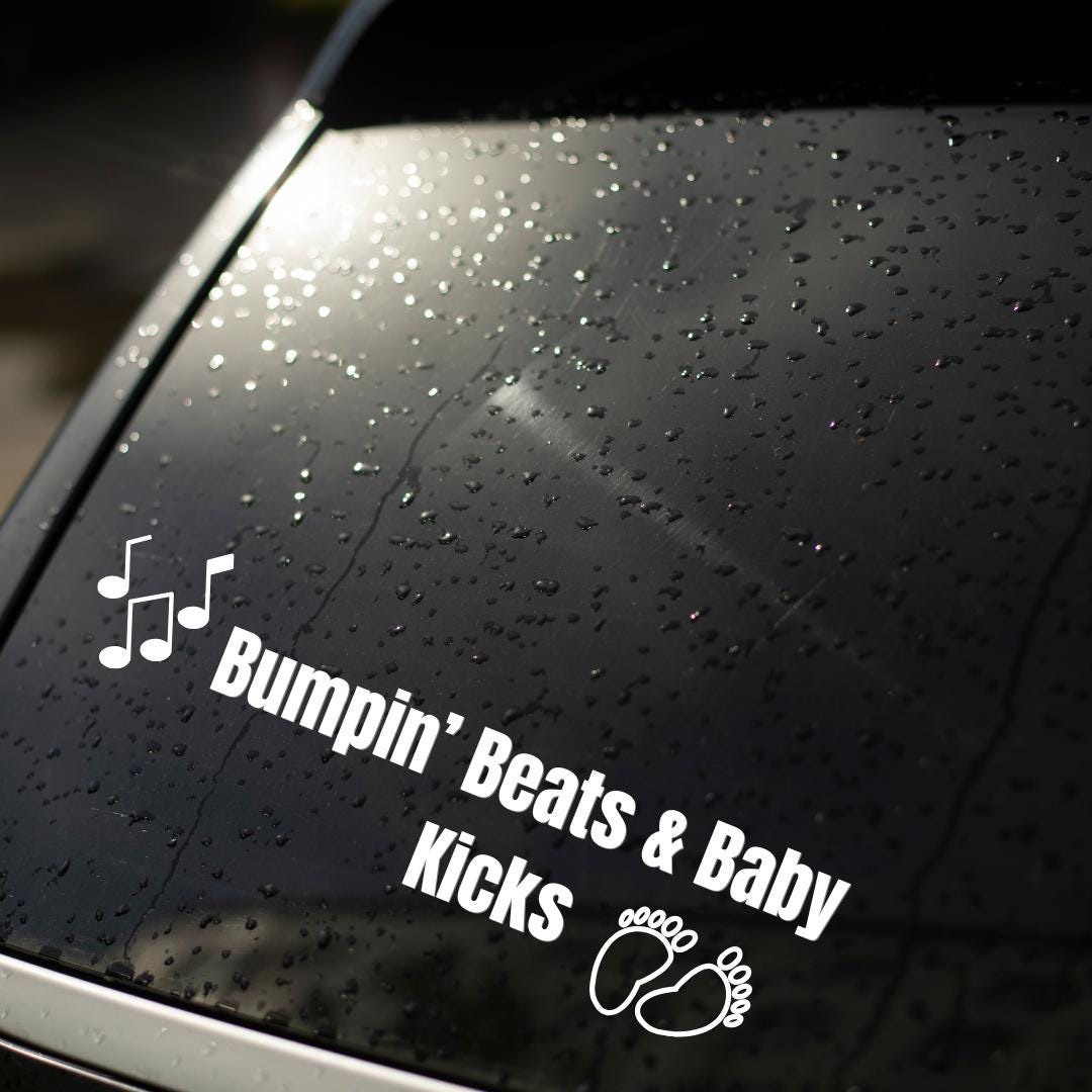 Baby Bump on Board Car Decal - Etsy