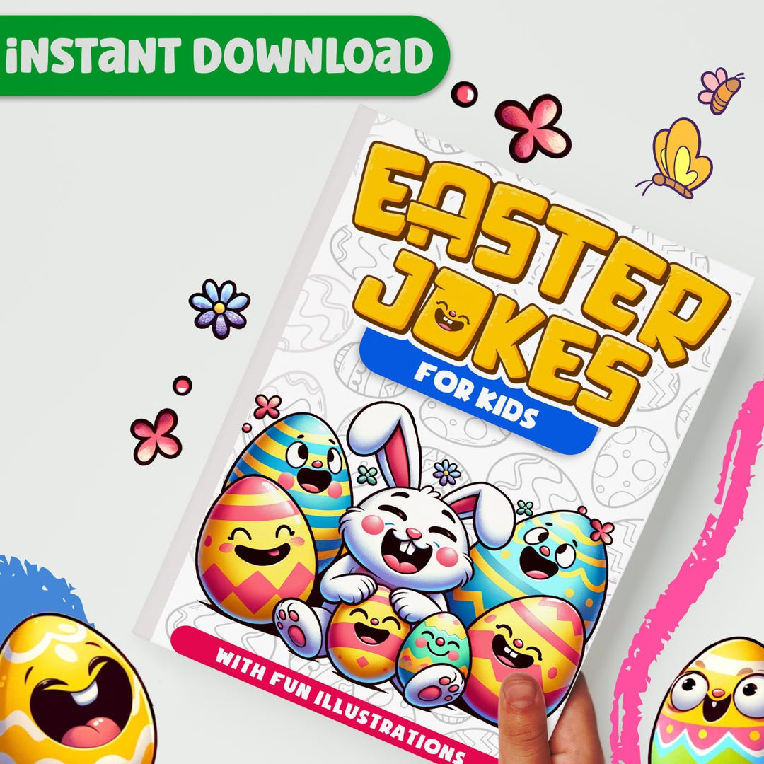 Easter Jokes for Kids Easter Joke Book - Etsy