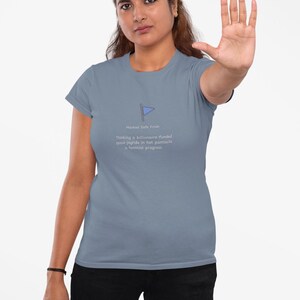 Blue Origin Joke, Activism, Zeitgeist, Space Feminist T-shirt, Blue ...