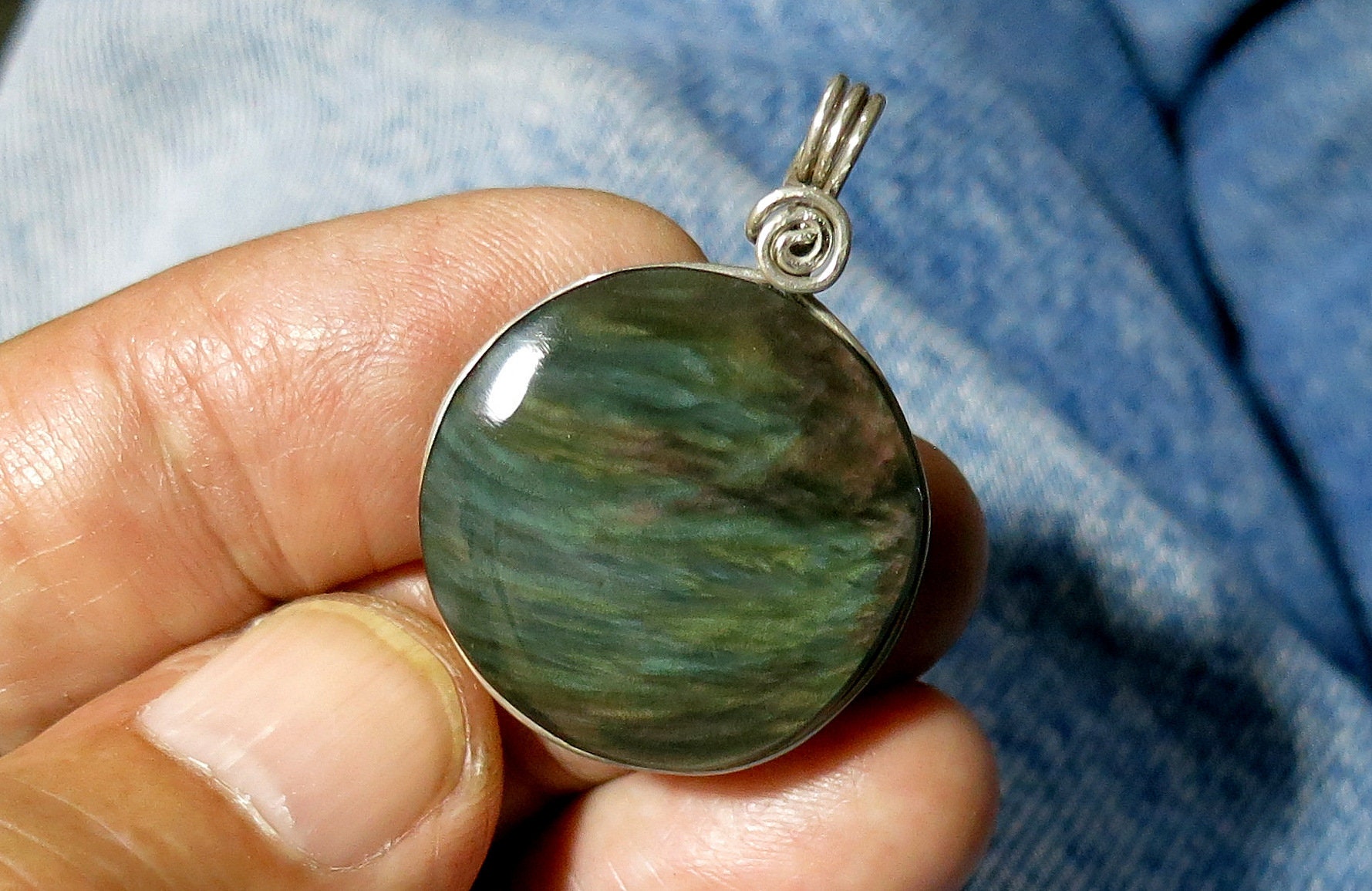 Obsidian Jewelry Obsidian Pendant Gemstone Jewelry - Etsy