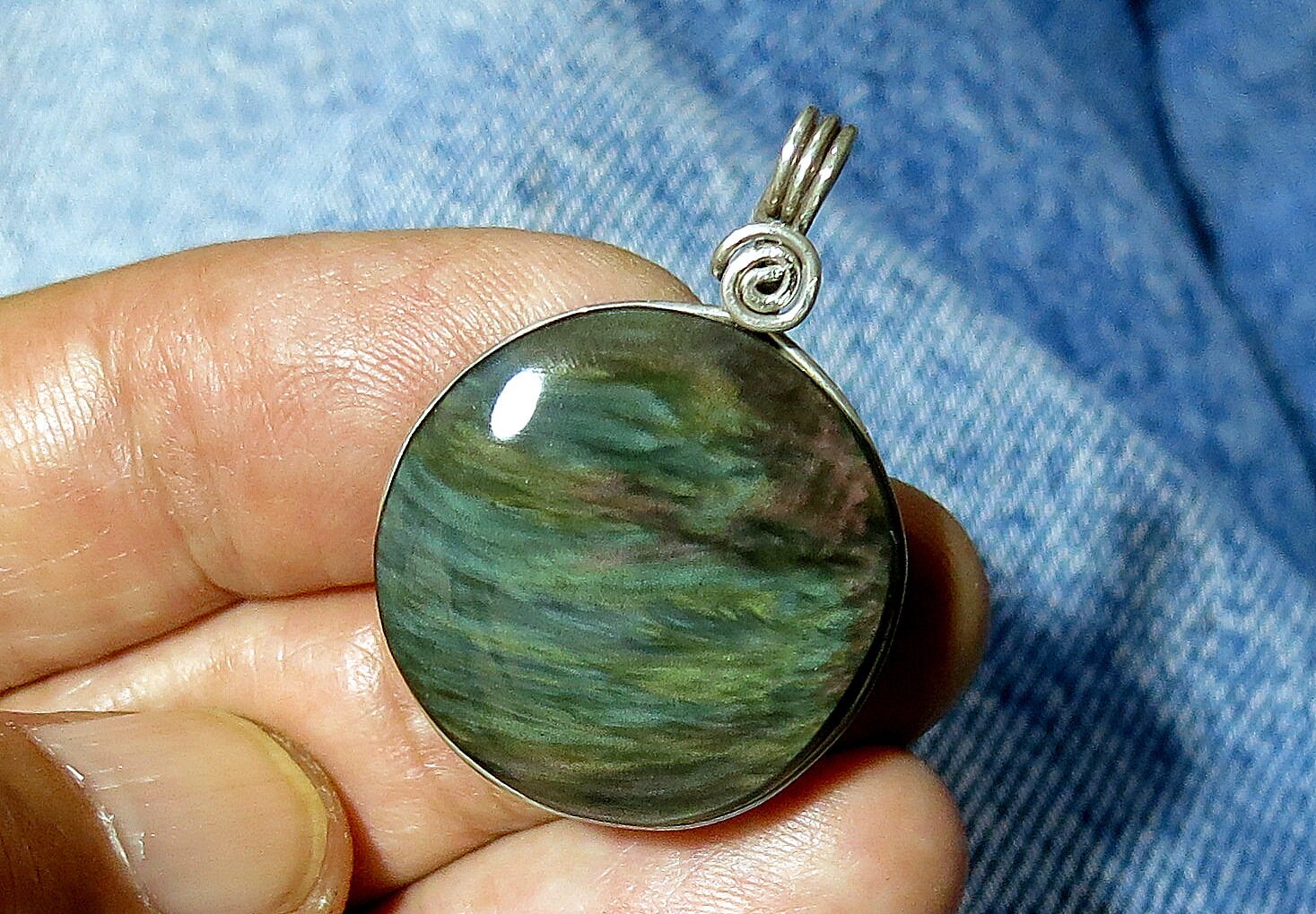 Obsidian Jewelry Obsidian Pendant Gemstone Jewelry - Etsy