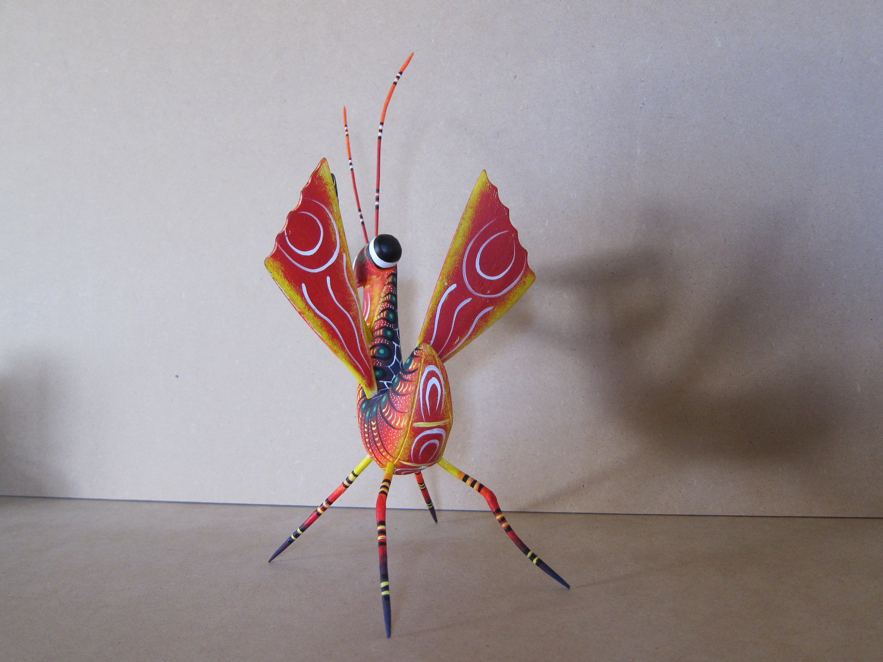 Wooden Mexican Figures Insect Sculpture Art of Oaxaca - Etsy