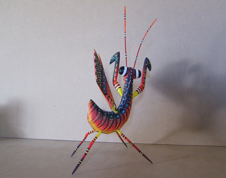 Wooden Mexican Figures Insect Sculpture Art of Oaxaca - Etsy