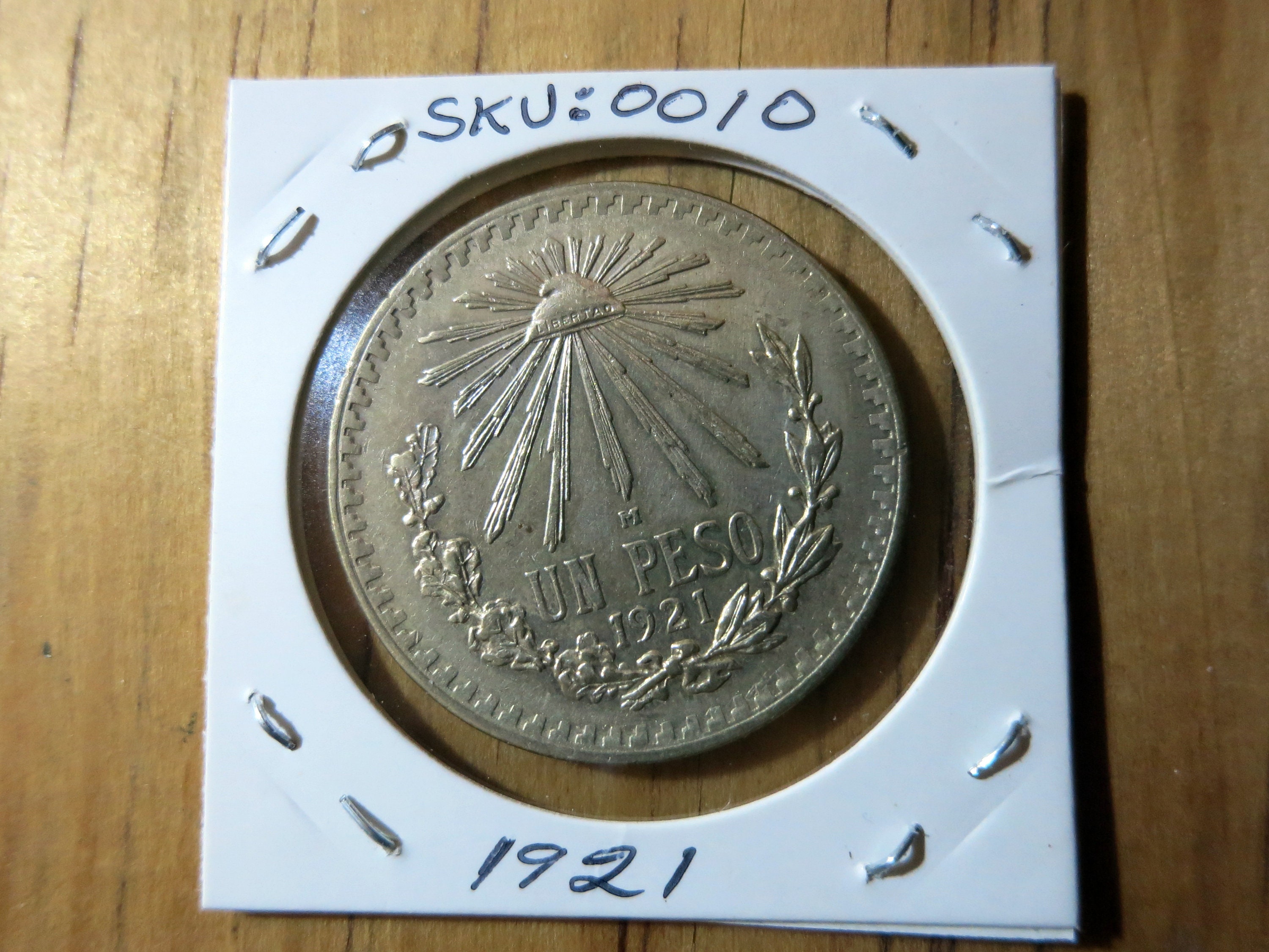 Moneda De Plata 1920 Resplandor De Un Peso Mexicano México, 60% OFF