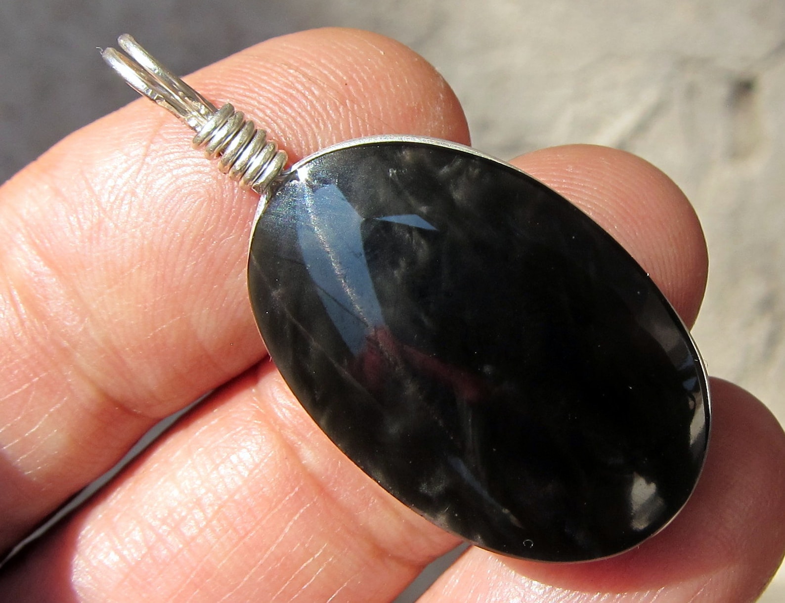 Obsidian Pendants Obsidians Jewelry Gemstone Pendants - Etsy
