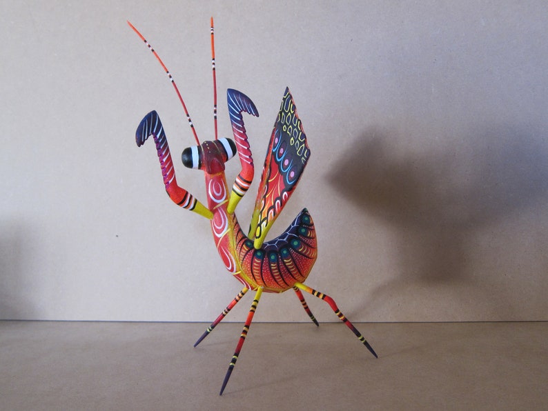 Wooden Mexican Figures Insect Sculpture Art of Oaxaca - Etsy