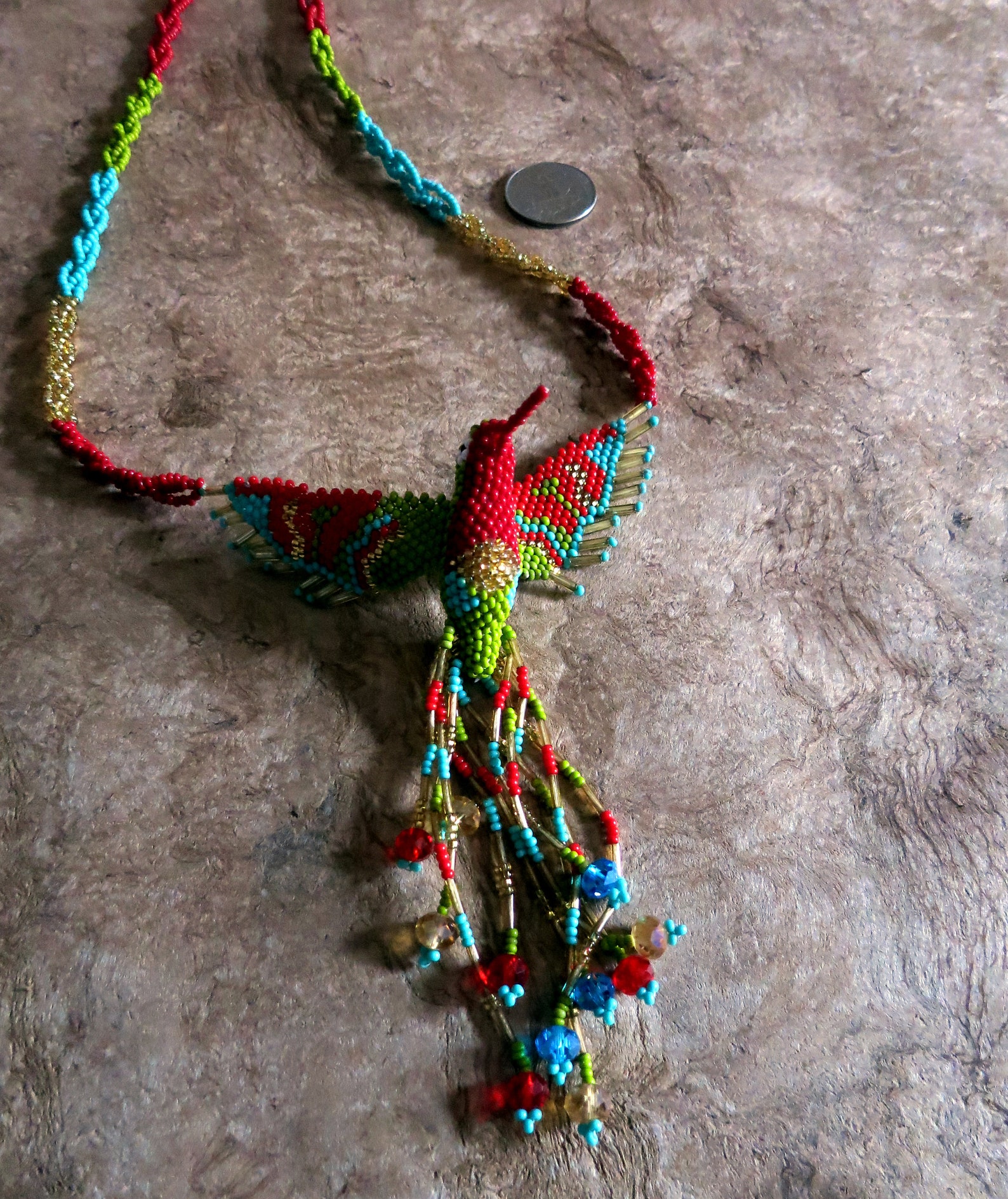 Mexican Necklace Mexican Jewelry, Huichol Jewelry, Boho Necklace - Etsy