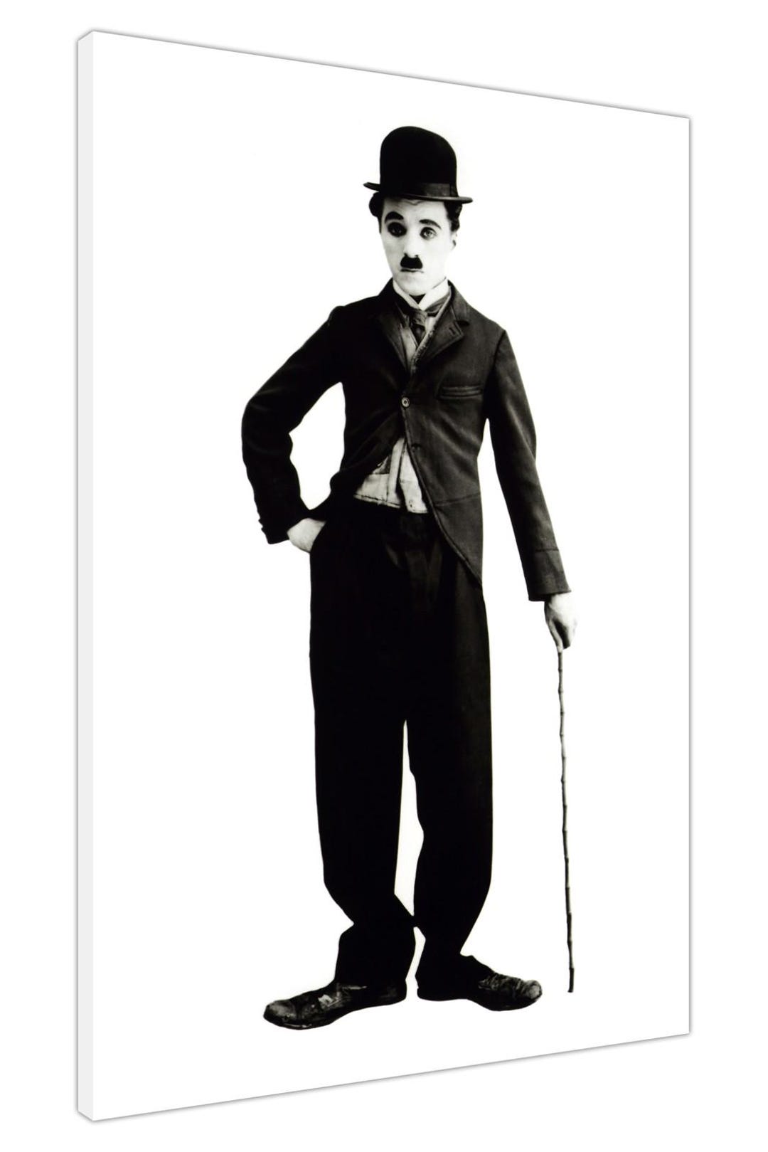 Charlie Chaplin Classic Expression Canvas Wall Art Picture and Poster ...
