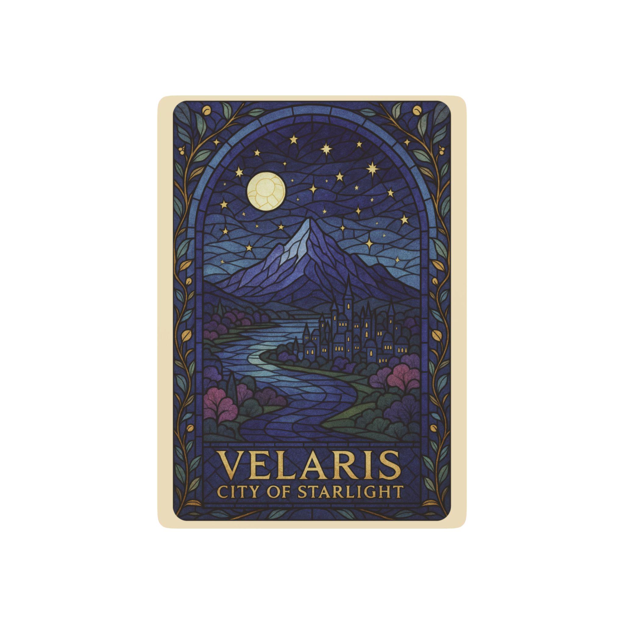 Velaris Playing Cards, ACOTAR Night Court Deck, City of Starlight Gift ...