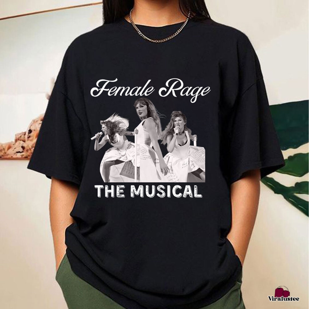 Vintage Taylor Swift TTPD Female Rage the Musical Shirt, the Eras Tour ...