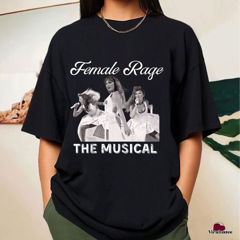 Vintage Taylor Swift TTPD Female Rage the Musical Shirt, the Eras Tour ...