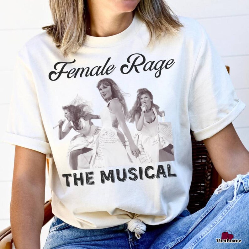 Vintage Taylor Swift TTPD Female Rage the Musical Shirt, the Eras Tour ...