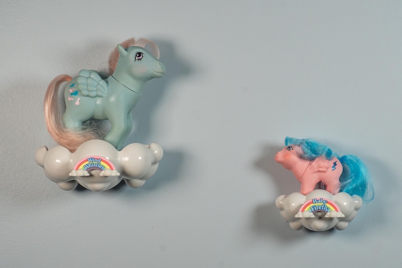 Wall Mounted Cloud Display for Adult My Little Pony – G1 Pony Shelf ...