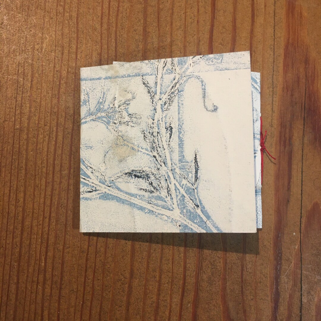 Handmade Blank Art Journal, Note Book With Original Delicate Nature ...