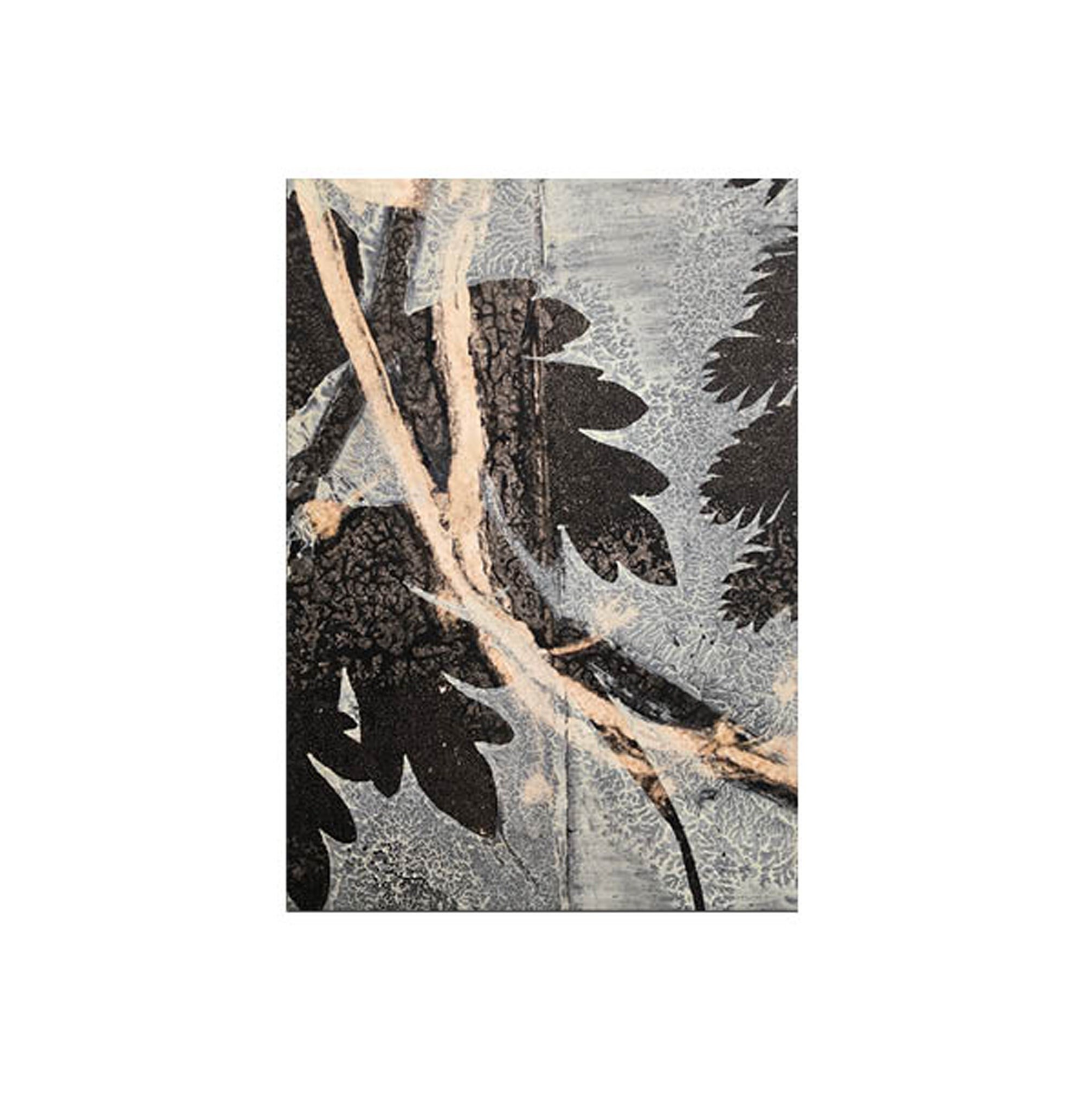 Art & Collectibles Prints Minimal Modern Fern Leaf print Small original ...