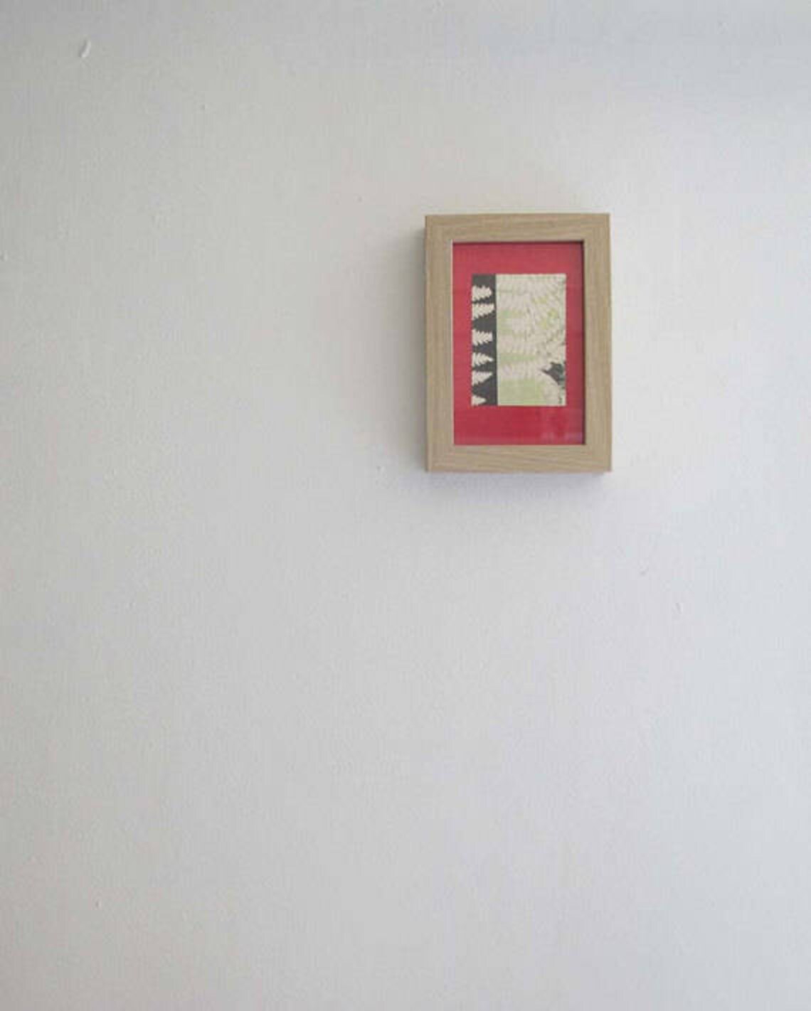 Original Fern Leaf Print. Small Hand Printed Botanical Monotype Print ...