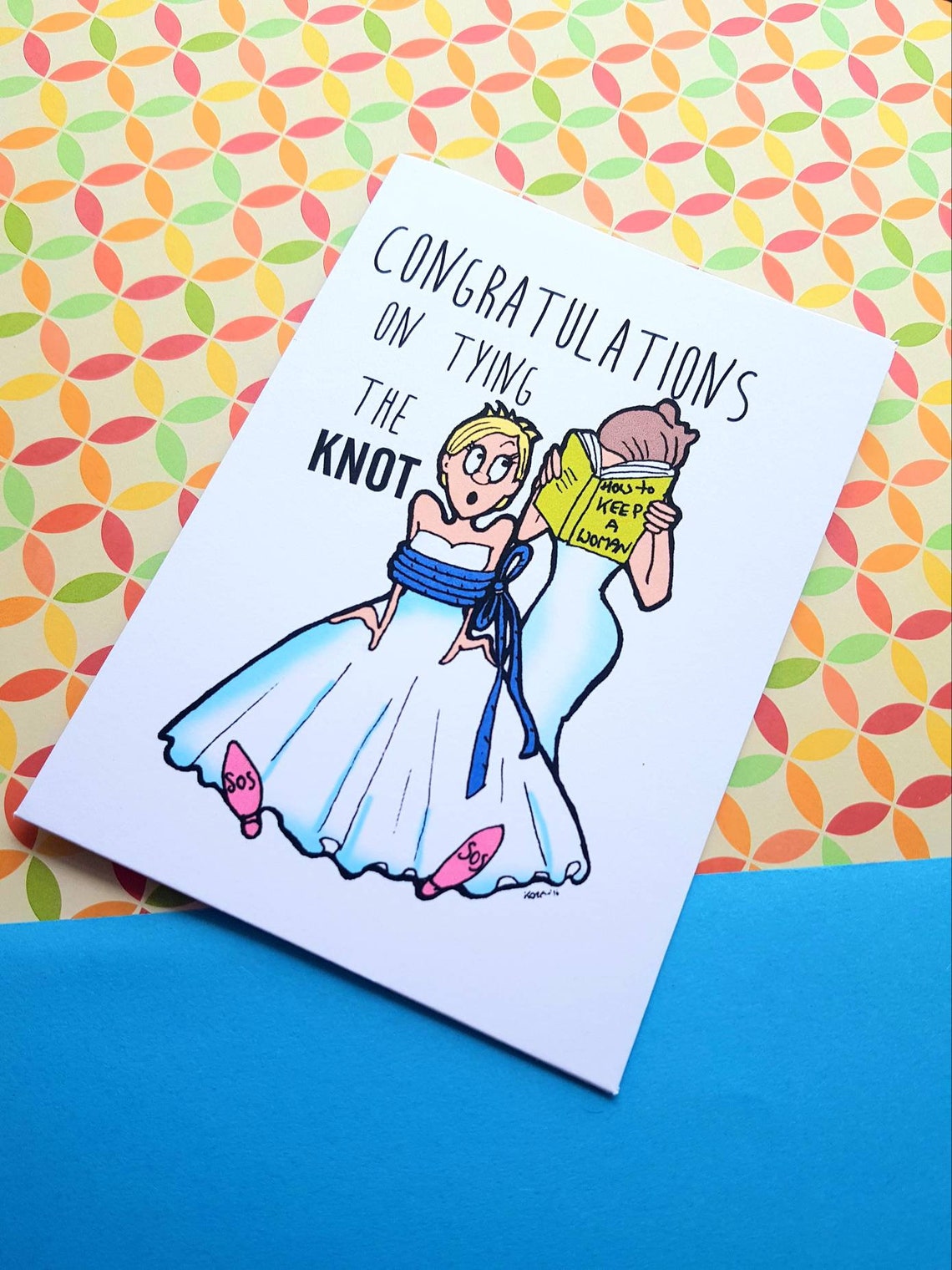 Funny Lesbian Wedding Cardsame Sex Wedding Cardwedding Etsy