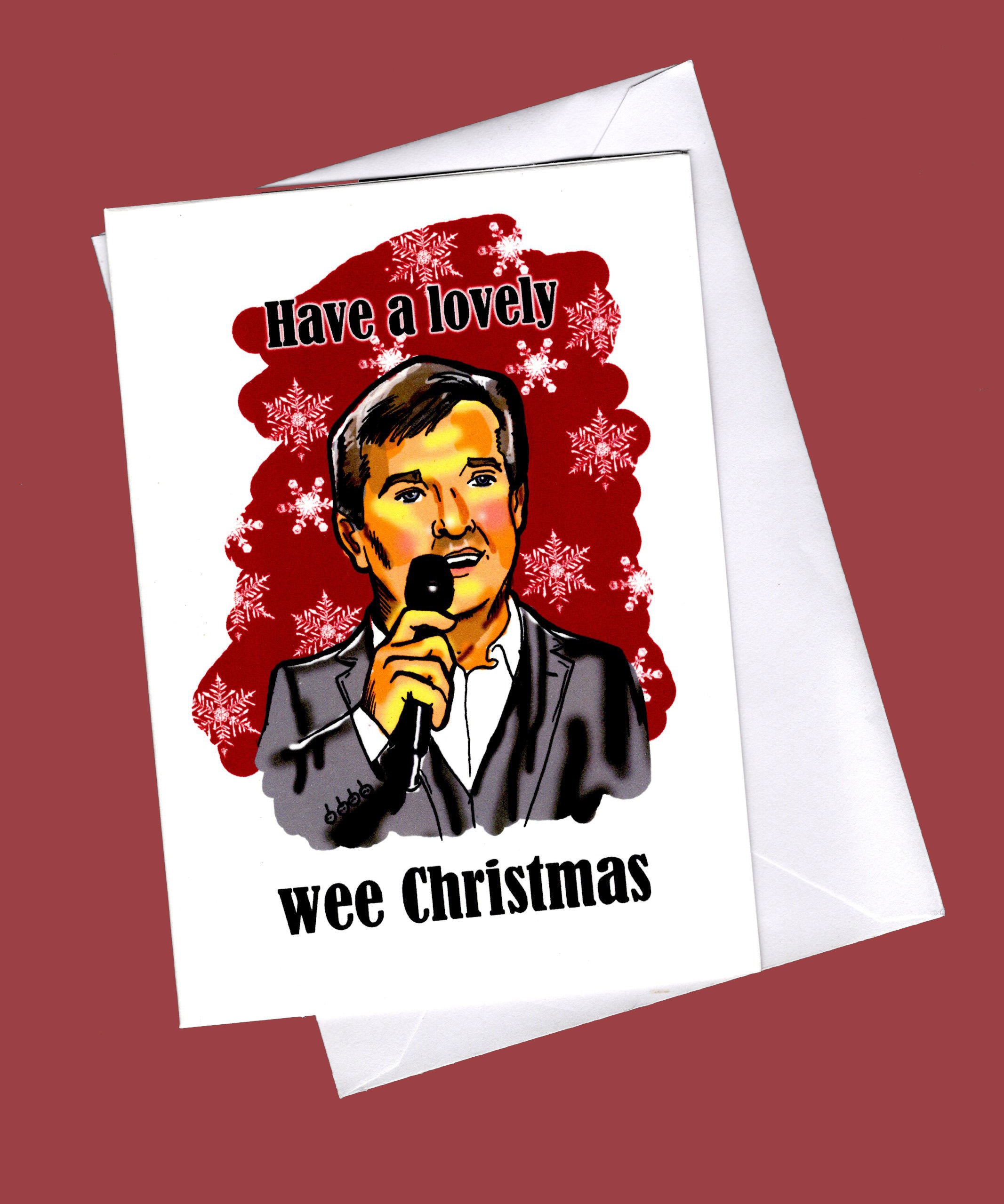 Happy Christmas / Cheesy Christmas Card / Funny Christmas Card - Etsy ...