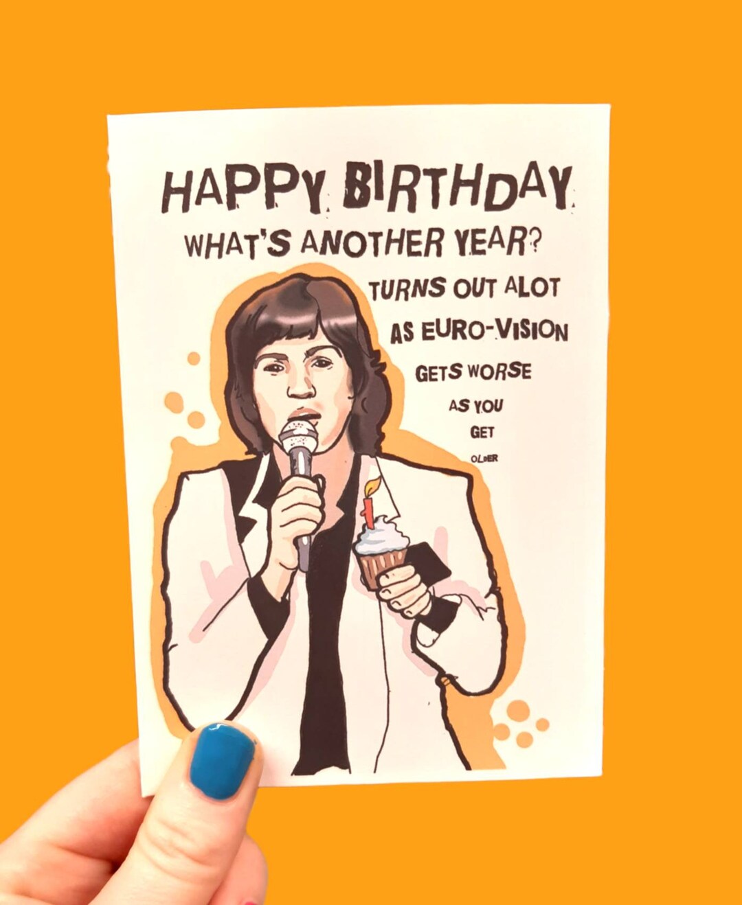 Johnny Logan, Eurovision ,birthday Card, Irish Birthday Card,funny ...